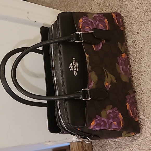 Coach | Bags | Authentic Coach Darcie Carryall In Signature Canvas With ...